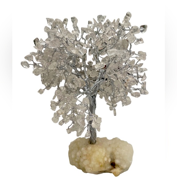 Accents | 1 Tall Genuine Crystal Stone Fengshui Fortune Tree | Poshmark